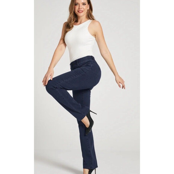 Betabrand | Pants & Jumpsuits | Betabrand Size Xs Yoga Denim Straight ...